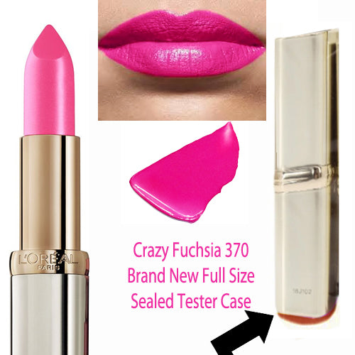 L'Oreal Colour Riche Lipstick Crazy Fuchsia 370 – Casper Cosmetics