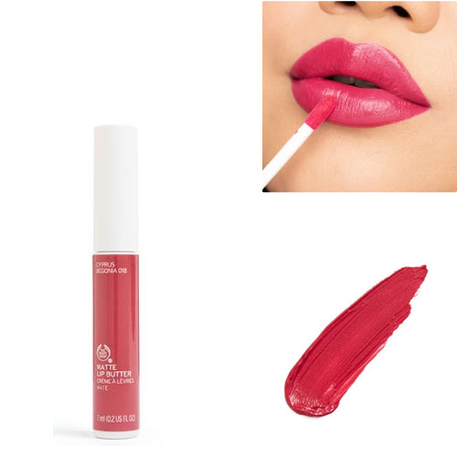 The Body Shop Lip Butter Matte Lipgloss Cyprus Begonia by Bodyshop ...