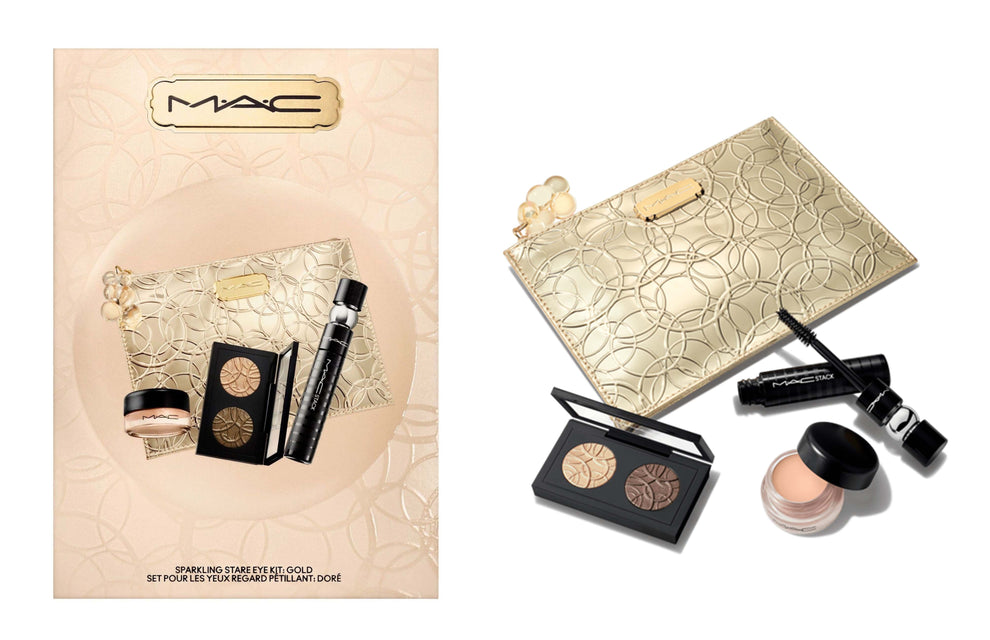 MAC Sparkling Stare Eye Kit Limited Edition Makeup Gift Set & Bag ...
