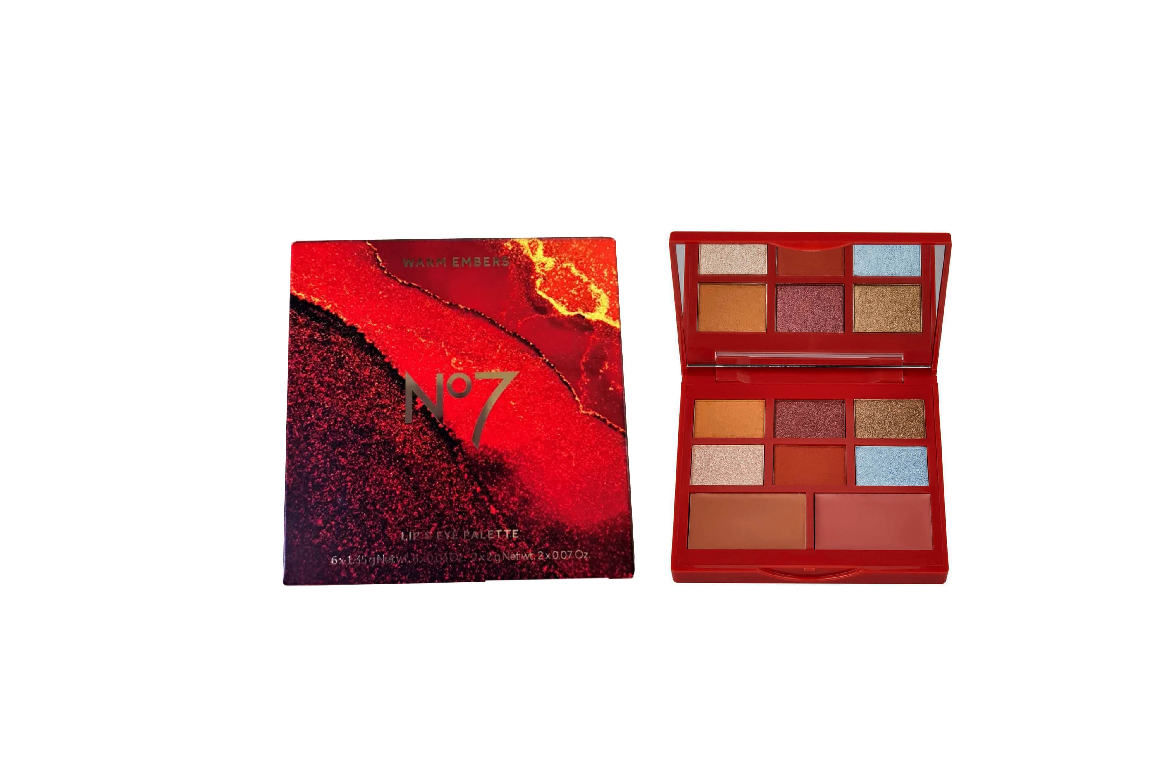 No7 Warm Embers Lip & Eye Palette – Casper Cosmetics