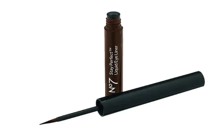 No7 Stay Perfect Liquid Eye Liner - Dark Chocolate – Casper Cosmetics