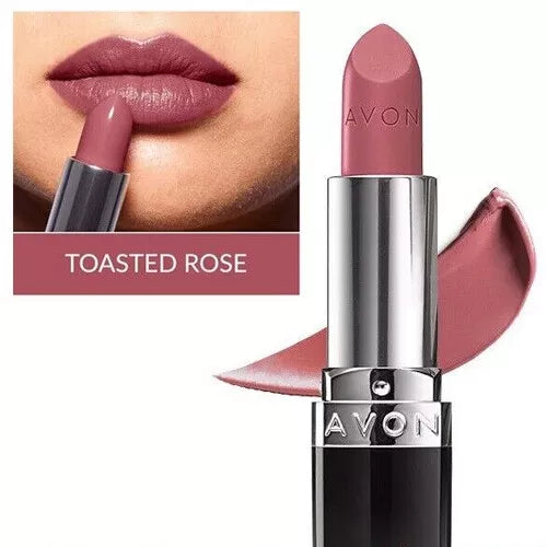 Avon Ultra Creamy Satin Lipstick Toasted Rose – Casper Cosmetics