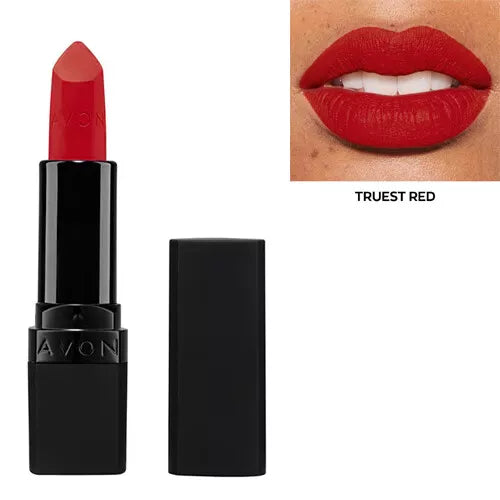 Avon True Colour Lipstick Truest Red – Casper Cosmetics