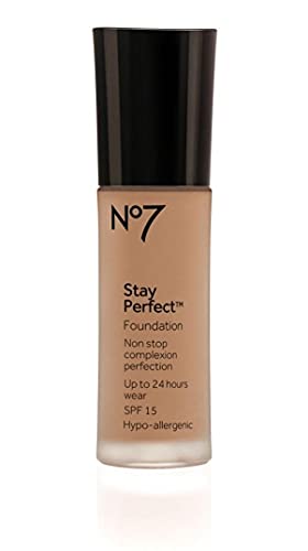 No7 Stay Perfect Foundation Warm Beige 30ml – Casper Cosmetics