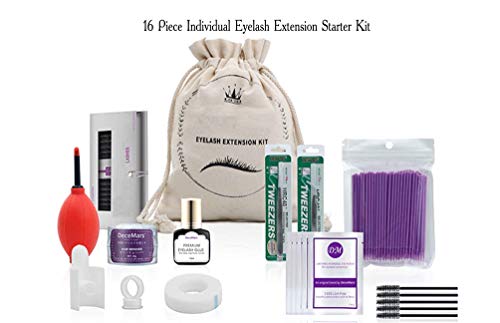 Luxury Cashmere Ellipse Flat Semi Permanent Individual Eyelash Extensi ...